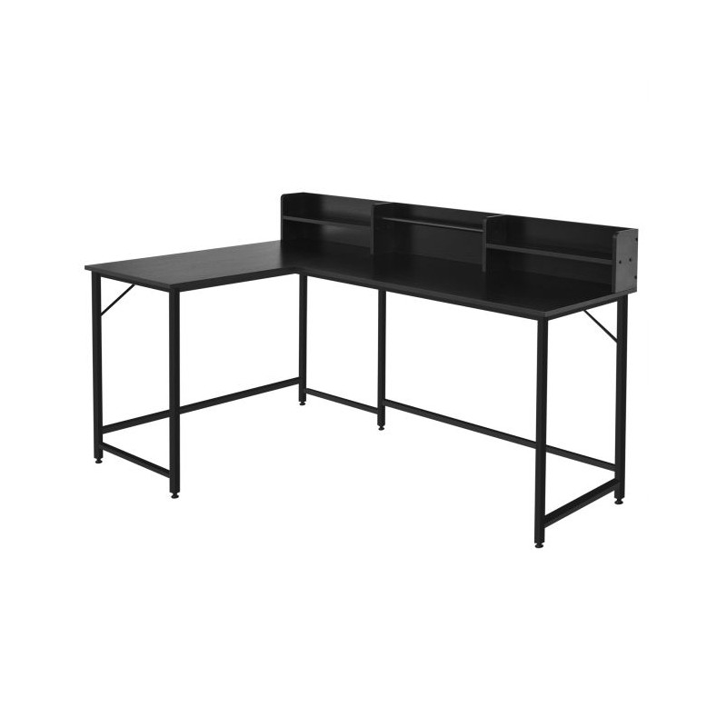 Uilas Industrial L-Shaped Corner Computer Desk HW67480 71260894 Home ...